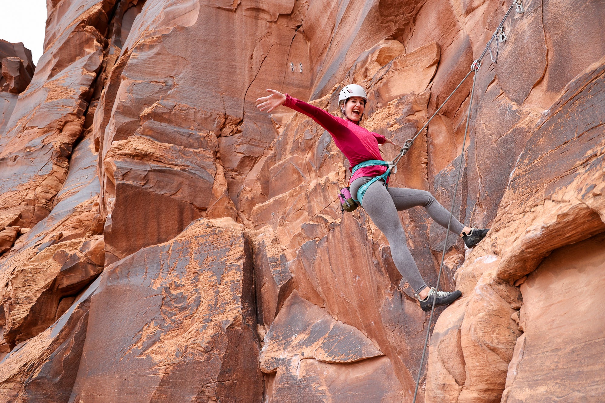 Moab Climbing, Adventure & Yoga Retreat | Women's Rock Climbing | She ...