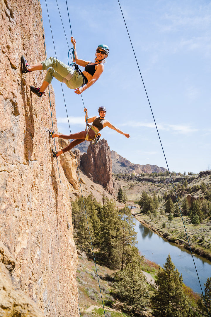 Smith Rock Climbing & Yoga | Women's Rock Climbing Retreat | She Moves ...
